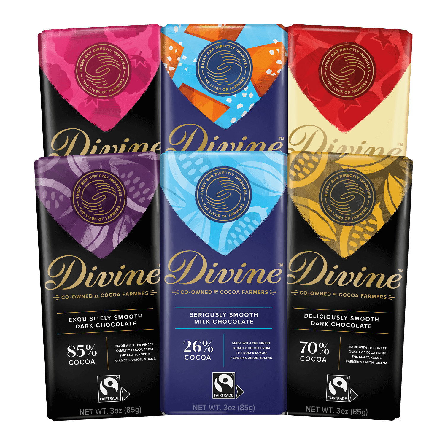 Chocolate Lovers Variety Pack | Free 1-3 Day Delivery – Divine Chocolate